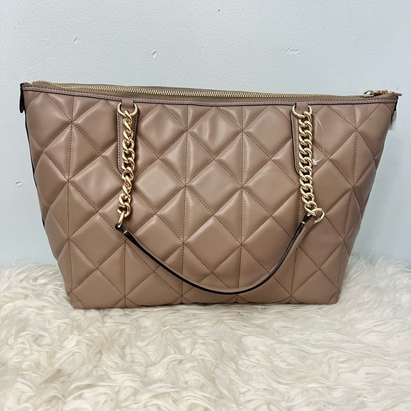 Coach | Bags | Coach Ava Chain Tote In Quilted Leathe | Poshmark